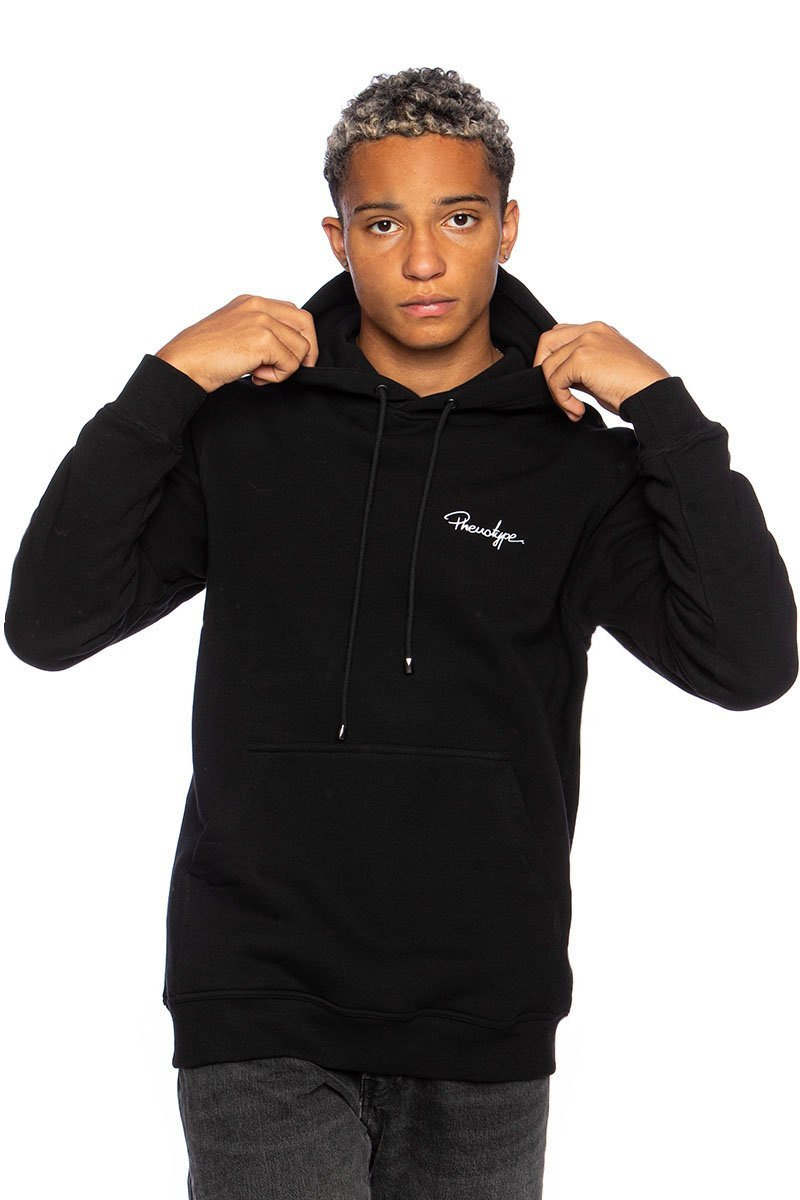 Phenotype Mini Logo Embroidery Hoodie black | Bludshop.com