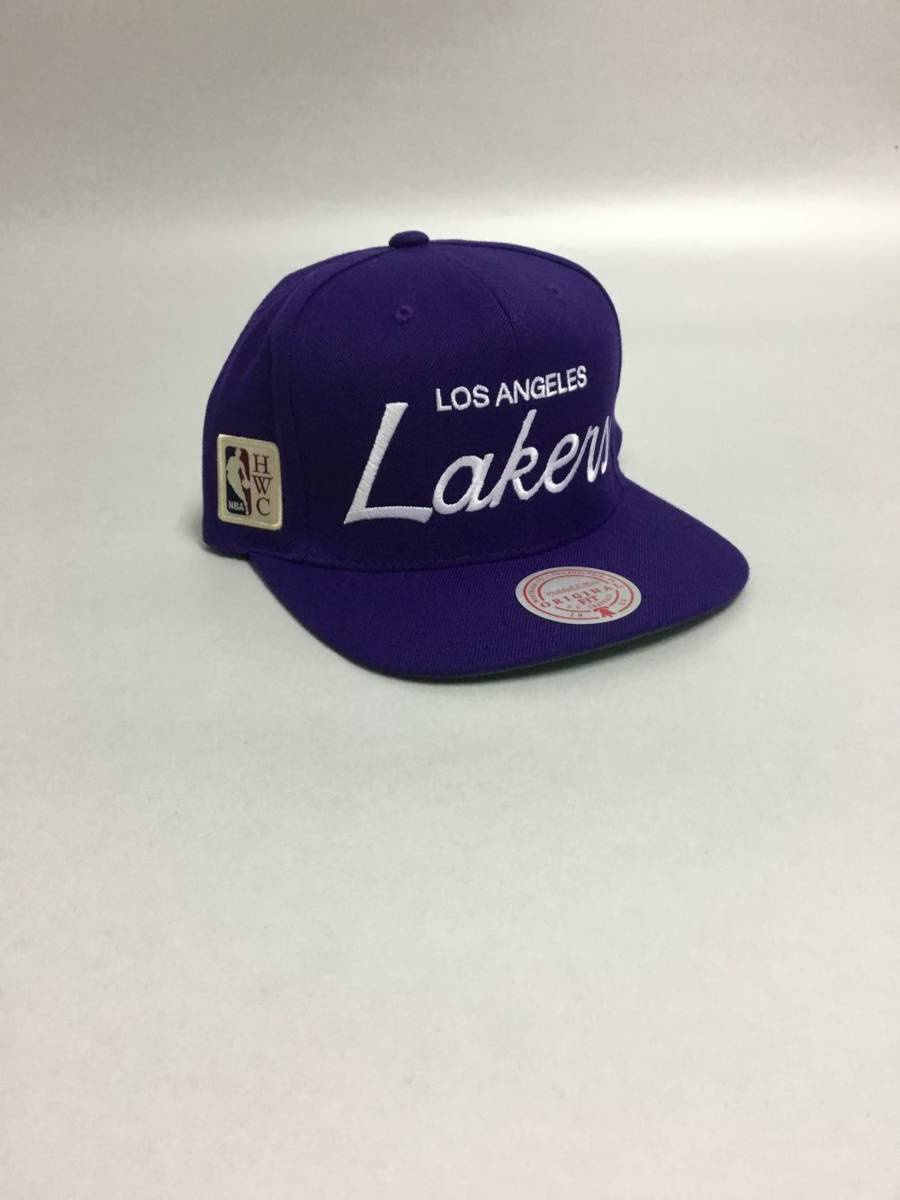 Czapka Mitchell & Ness snapback Los Angeles Lakers Vintage Draft Script ...