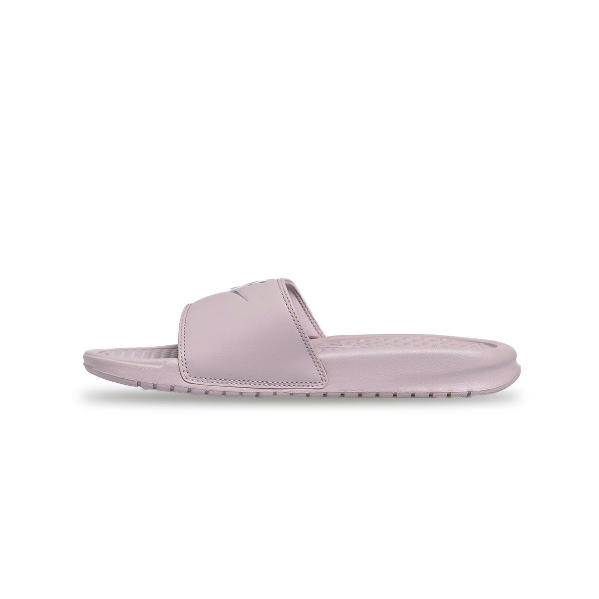 Klapki damskie Nike WMNS Benassi JDI patricle rose/metallic silver ...