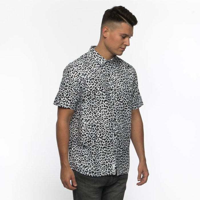 Koszula Cayler & Sons WL Fresh Leopard Short Sleeve Shirt black/white ...