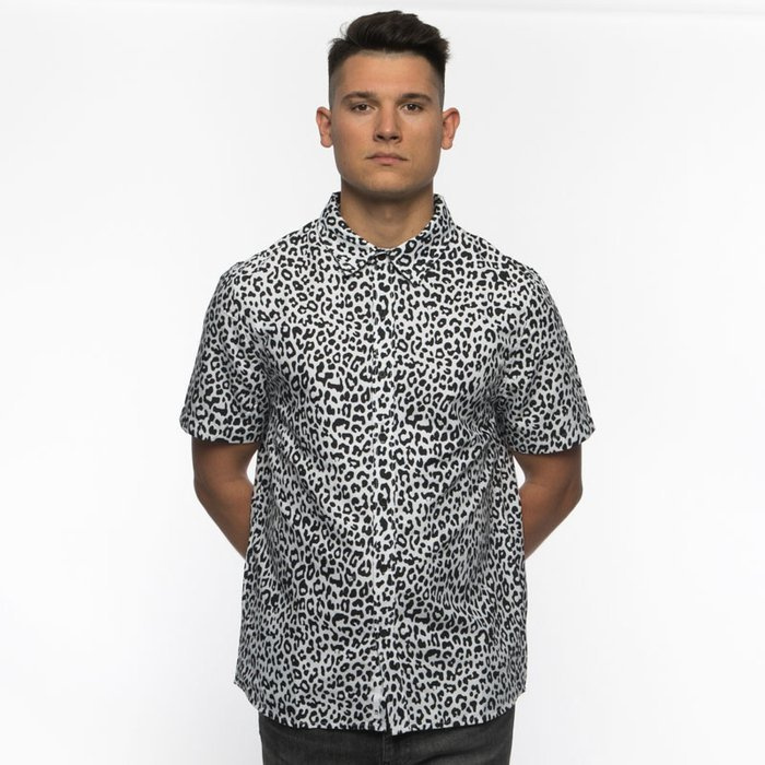 Koszula Cayler & Sons WL Fresh Leopard Short Sleeve Shirt black/white ...