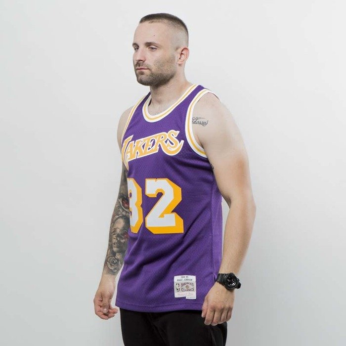 Koszulka Mitchell & Ness Los Angeles Lakers - Magic Johnson purple ...
