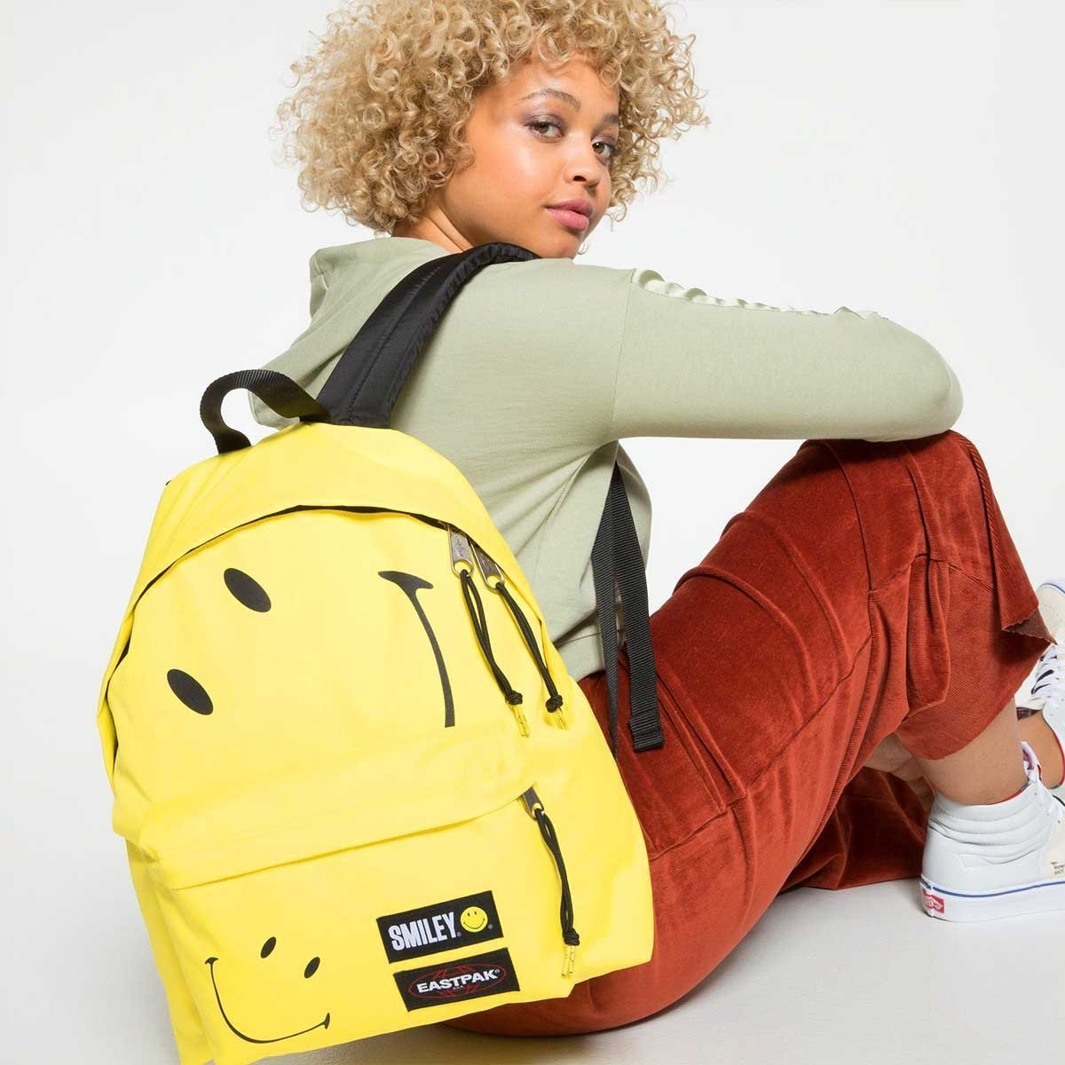 Plecak Eastpak Padded Pak'r Backpack Smiley Big yellow Bludshop.com ...